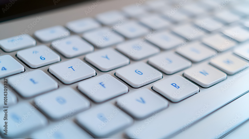 Prompt text, AI texting prompt on keyboard with smart Artificial Intelligence. Prompt text with ...