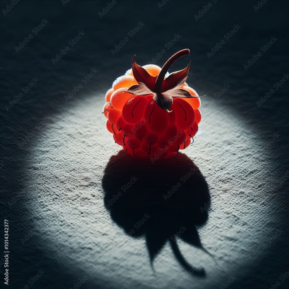 Berry Shadow A close up of the shadow cast by a berry highlight Stock ...