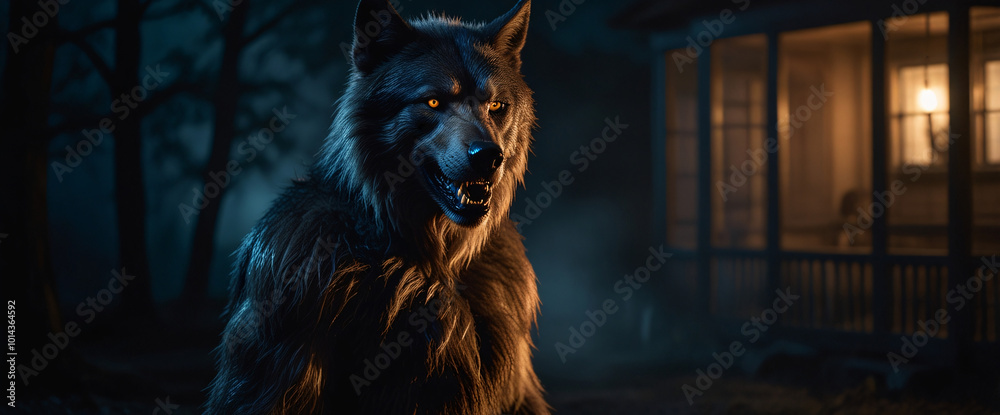 a bewitching werewolf with an enchanting sheen becomes the focal point ...