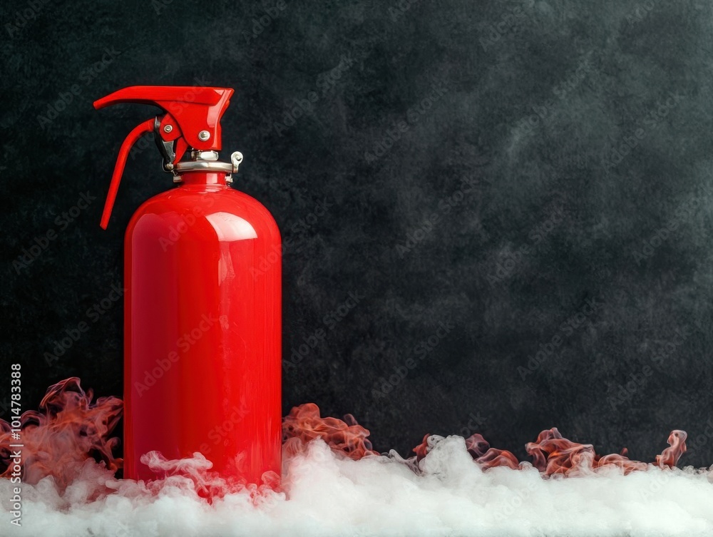 Fire extinguishing using foam extinguishers to cool and smother fires ...