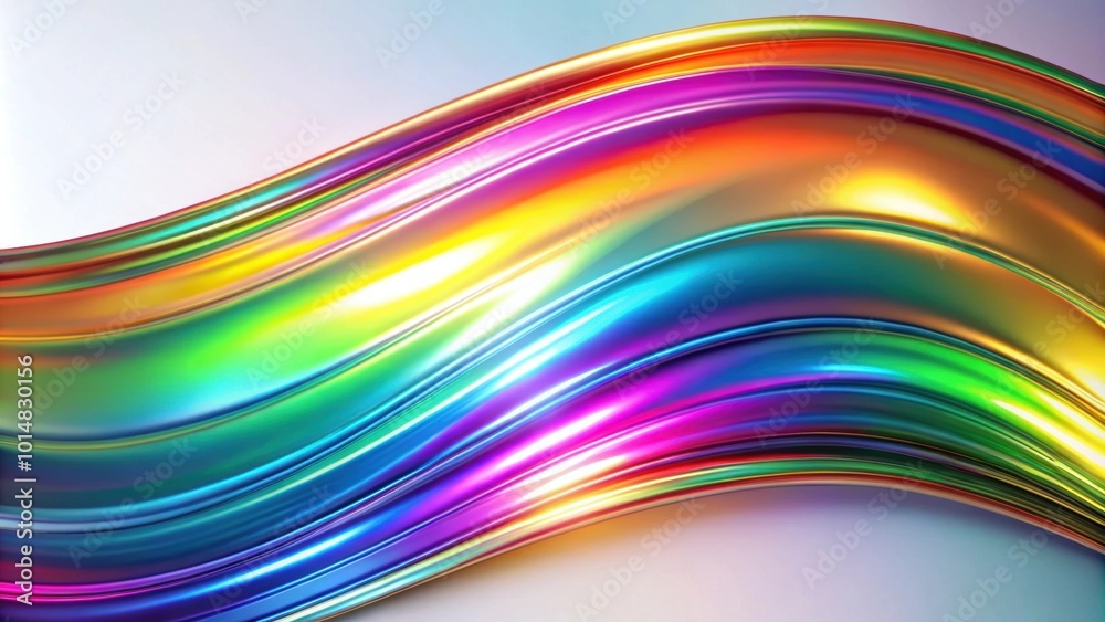 Rainbow chrome iridescent sweep , rainbow, chrome, iridescent,sweep ...