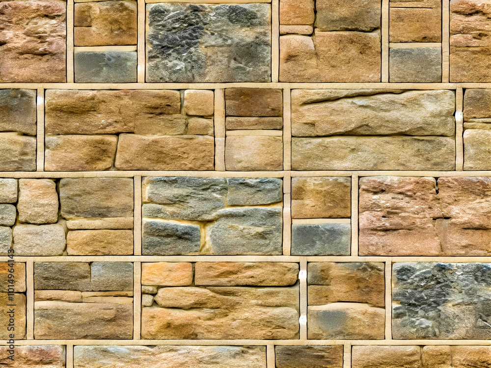 High-resolution natural stone texture with diverse rock shapes and ...