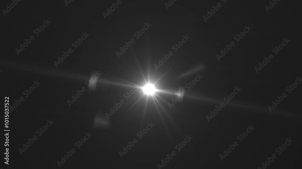 Optical lens flares light streaks shine ray flickering motion animation ...