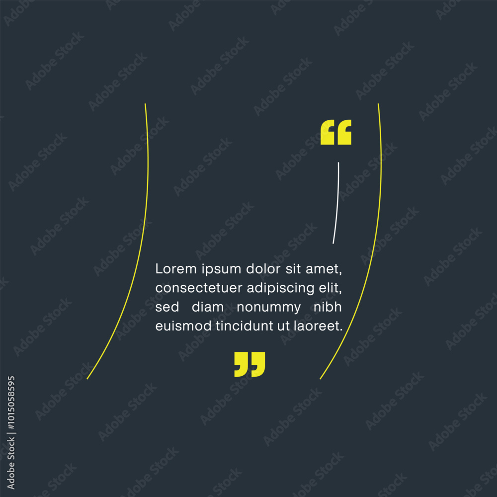 Vetor de Speech Bubble, Dialogue Box, Quote Text Frame Modern Design ...