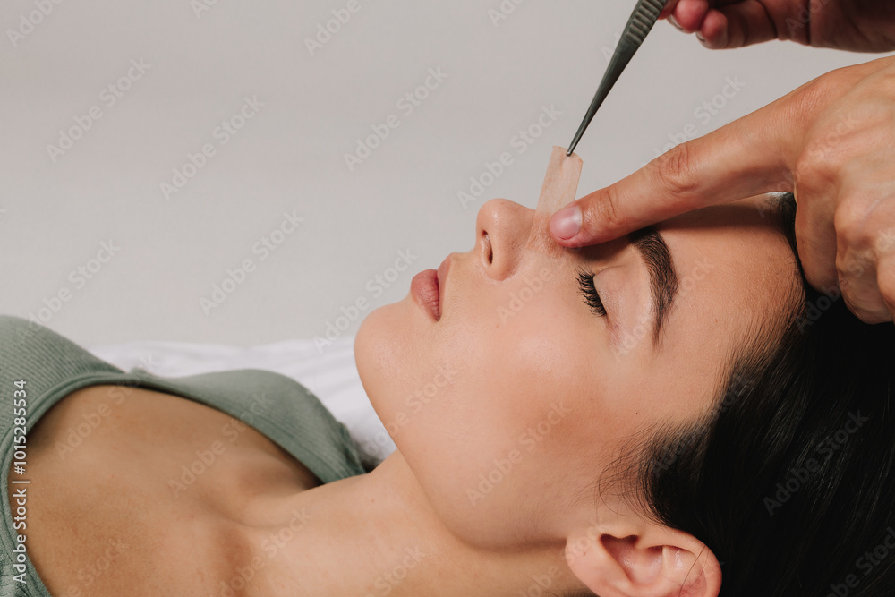 Beneficial nose taping after rhinoplasty procedure to support shape ...