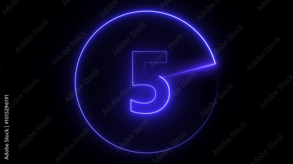 10 Seconds Countdown Lightning 4K Timer Clock Zoom Sparks Glowing Impact Particles Trending ...