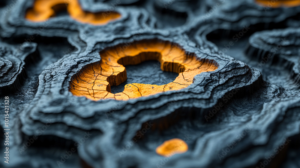 GIS geodata mapping concept illustrates advanced spatial analysis. This ...