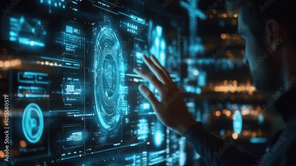 Hologram icons for B2B marketing: Digital tools and holographic ...