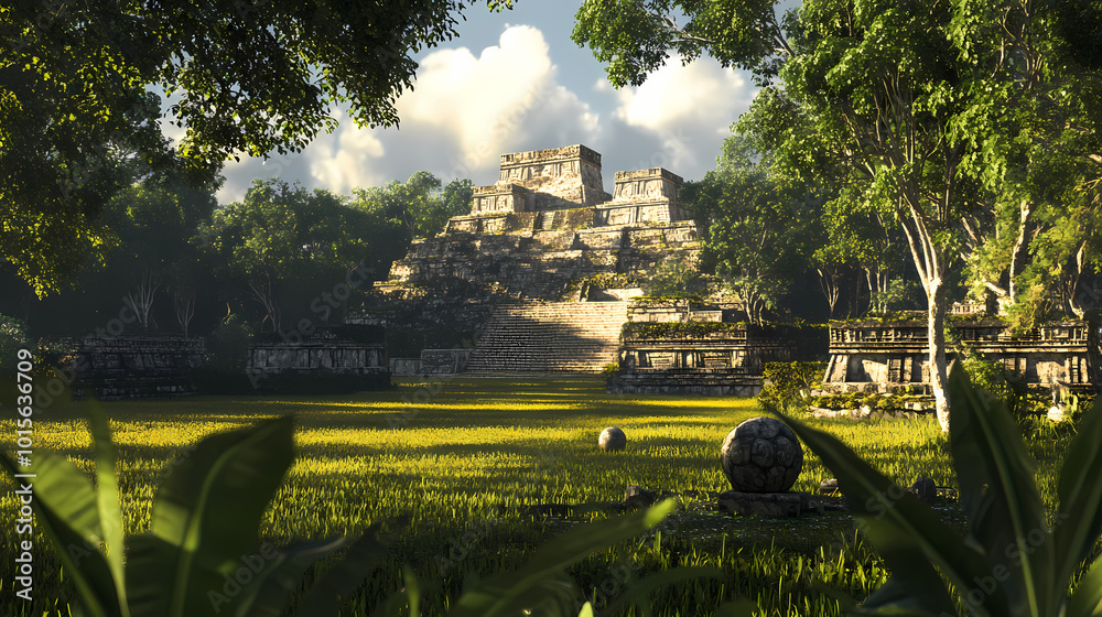 Amazing mayan ruins in 3d explore the ancient temples and discover the ...