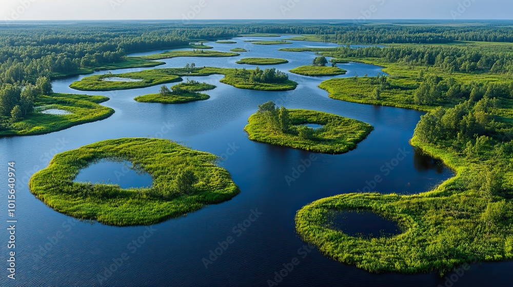 Patterns of peatland lakes in Soomaa National Park, Estonia, are ...