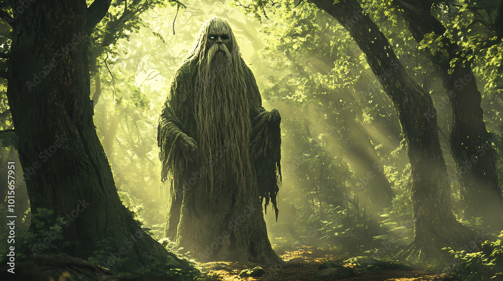 Myth of the leshy a forest guardian spirit ancient slavic folklore ...