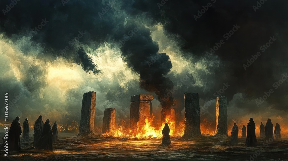 A dark fantasy setting where Stonehenge is the center of a forbidden ...