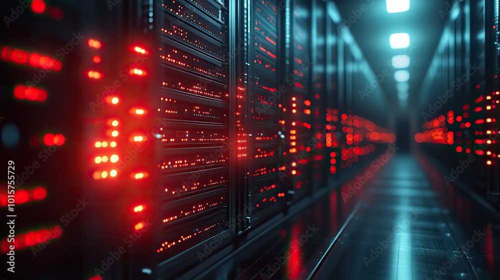 A 3D illustration of multiple databases organized in relational tables ...