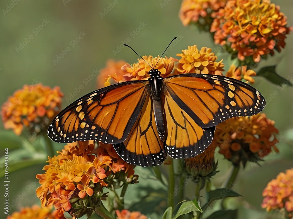 Monarch Butterfly (Danaus plexippus) – Known for its epic migration ...
