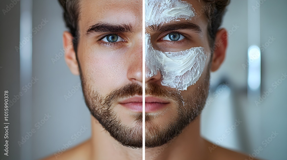 Side-by-side comparison of shaving vs waxing, showing skin before and ...