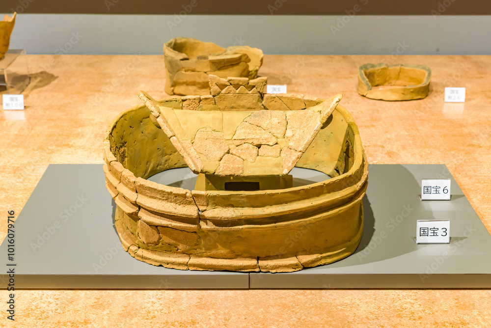 Haniwa from Takarazuka Kofun, National Treasure of Japan, Matsuzaka ...