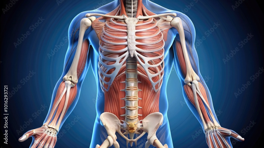 Detailed illustration of the human forearm anatomy, showcasing the ulna ...