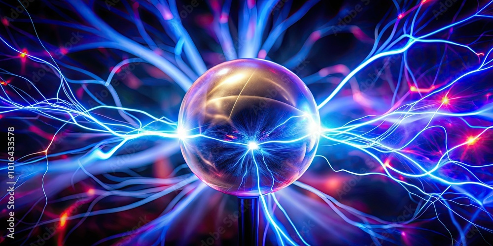 Transparent clipart showcasing static electricity with vibrant blue ...