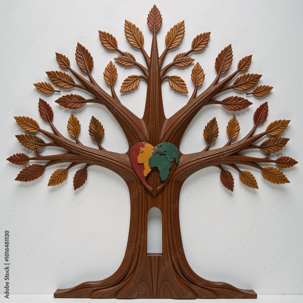 Family Tree featuring symbolic branches to commemorate International ...