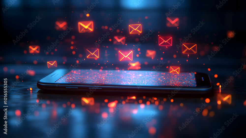 A sleek and modern icon design of a mobile phone screen displaying ...