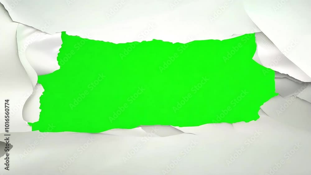 Witness artistic transition beautiful paper ets tear center revealing ...