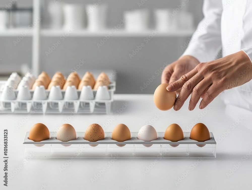 Real-time egg quality monitoring with smart sensors detecting shell ...