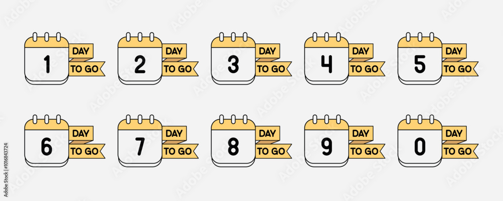 day to go Countdown left days calendar .Collection calendars with ...