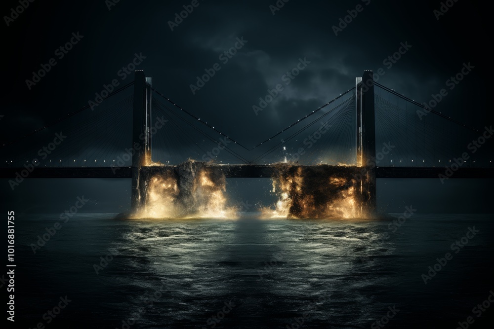 Bridges under construction a symbol of unity and cooperation connecting ...