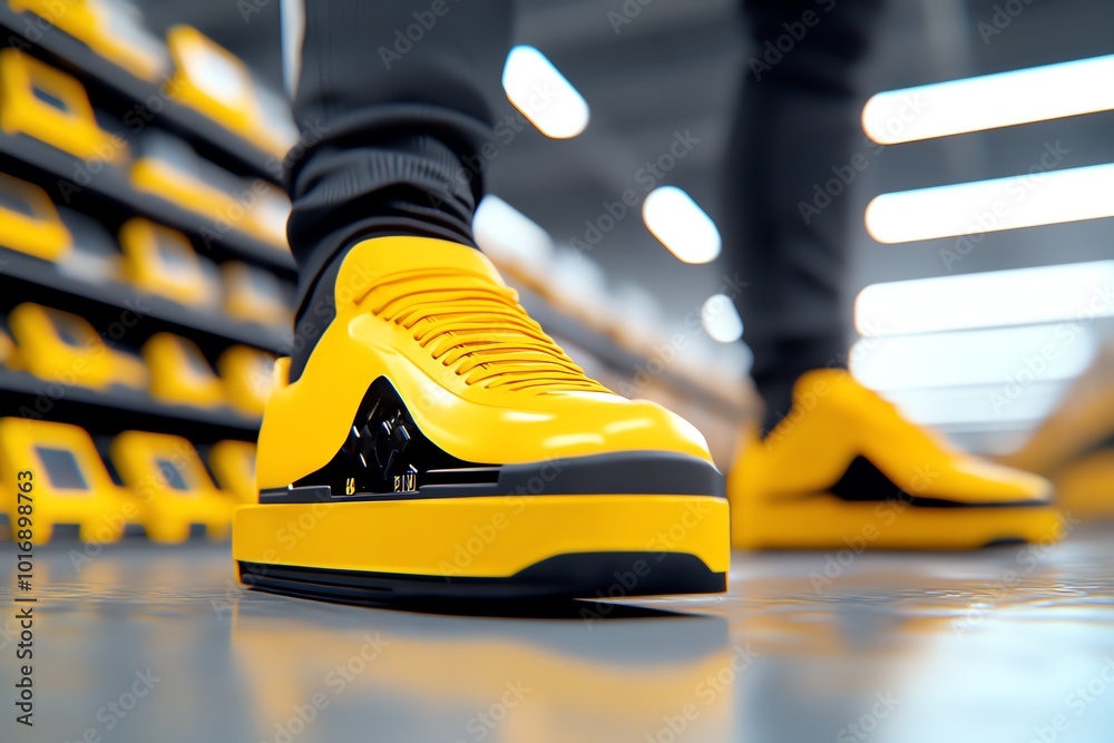 Hyper-realistic image of a person browsing VHS tapes at a video rental ...