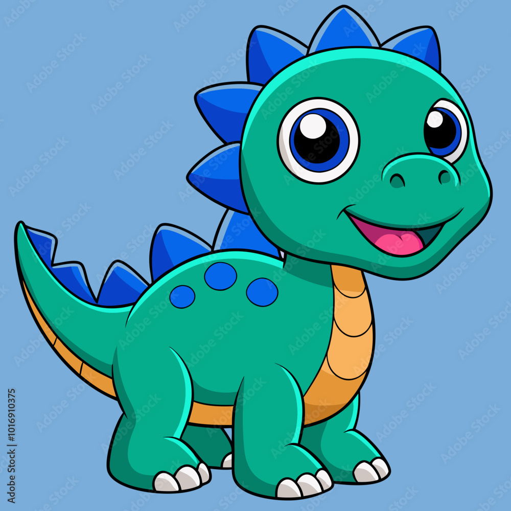 Game sprite sheet of cute cartoon dinosaurs of all types, collection ...