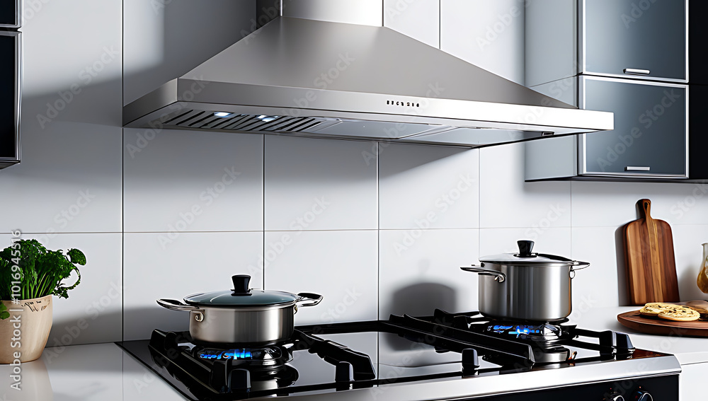 collection kitchen appliances includes stoves hoods various cooking ...
