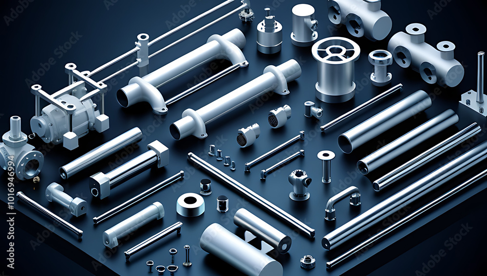 diverse array precision engineered components pipes fittings gate ...