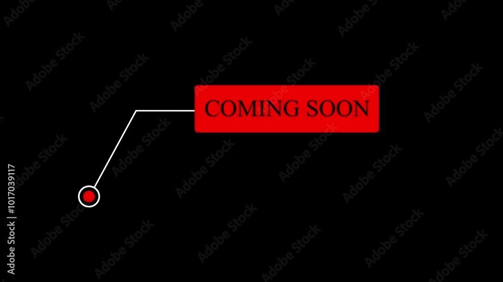 Coming soon text animation, modern digital trends with sleek visuals ...
