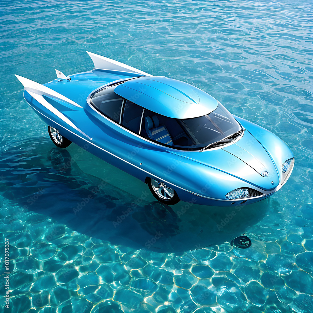 Check out the Aqua Mobile, a cool car that turns into a boat! With its ...