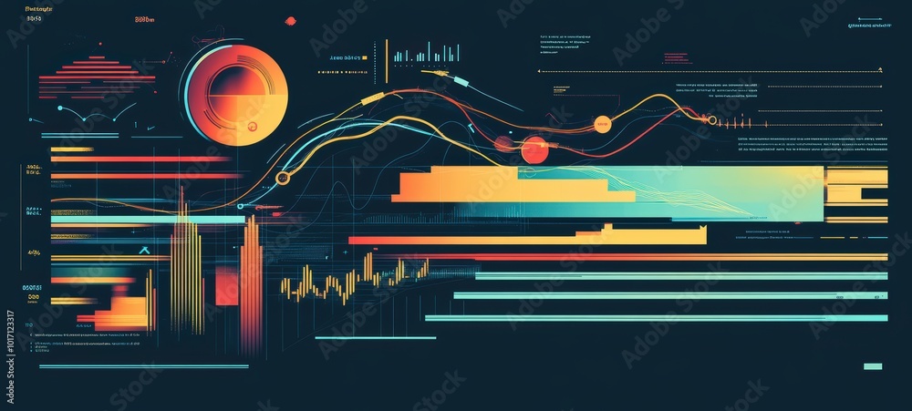 An infographic-style illustration of an income and expense statement ...