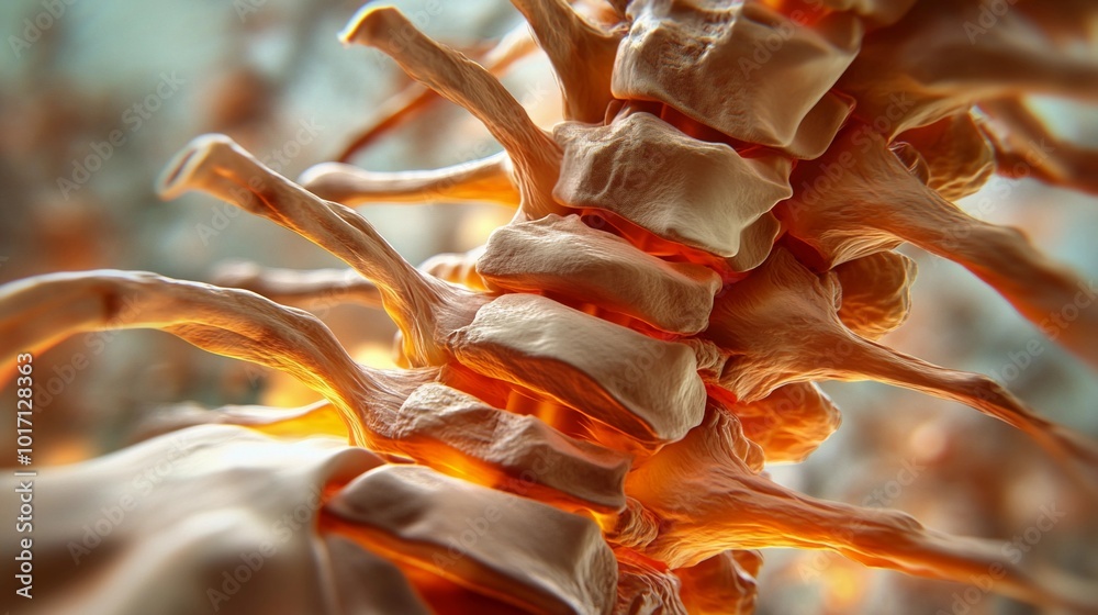 medical illustration of spine issues, focusing on sciatica and lumbar ...