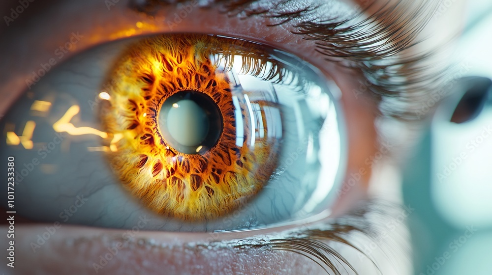 Photo & Art Print Anatomy of human eye detailed view of retina and ...