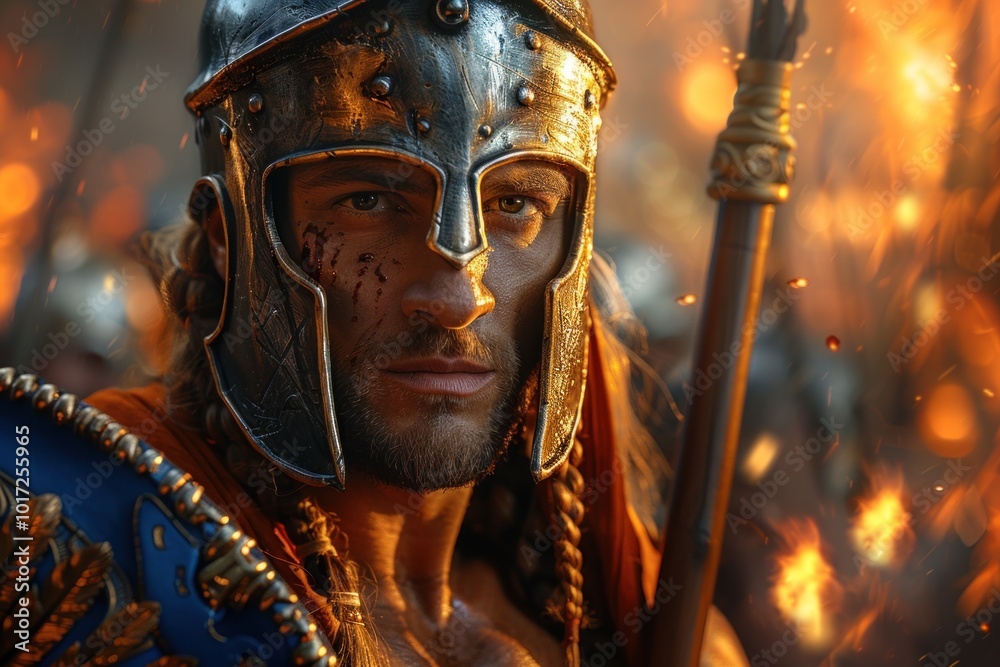 Ares, god of war in greek and roman mythology, embodying combat and ...