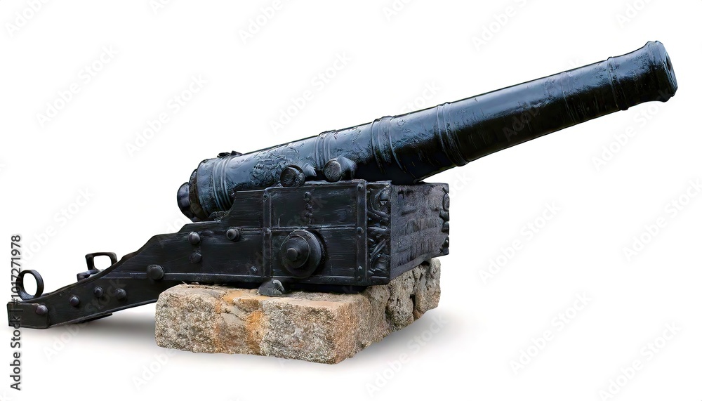 cannon is a large caliber gun artillery, which launches a projectile ...
