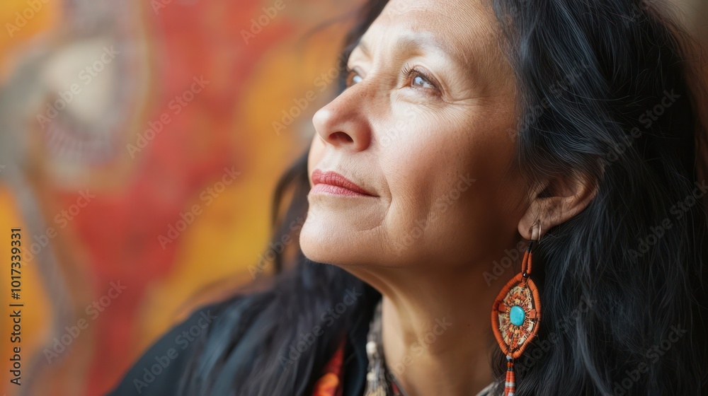A Native American woman facing her fear of change by moving to a new ...