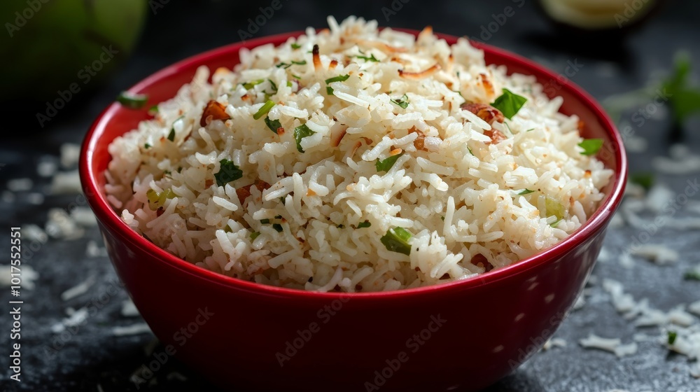 Coconut rice - south indian recipe using leftover cooked basmati rice ...
