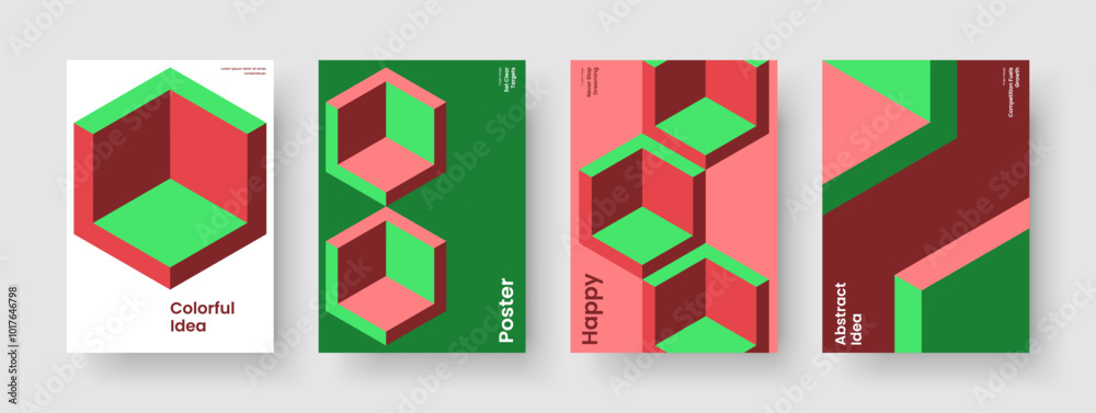 Isolated Book Cover Layout. Abstract Banner Design. Creative Brochure ...