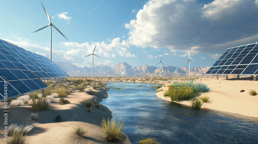 Renewable energy for water desalination plants, enabling energy ...