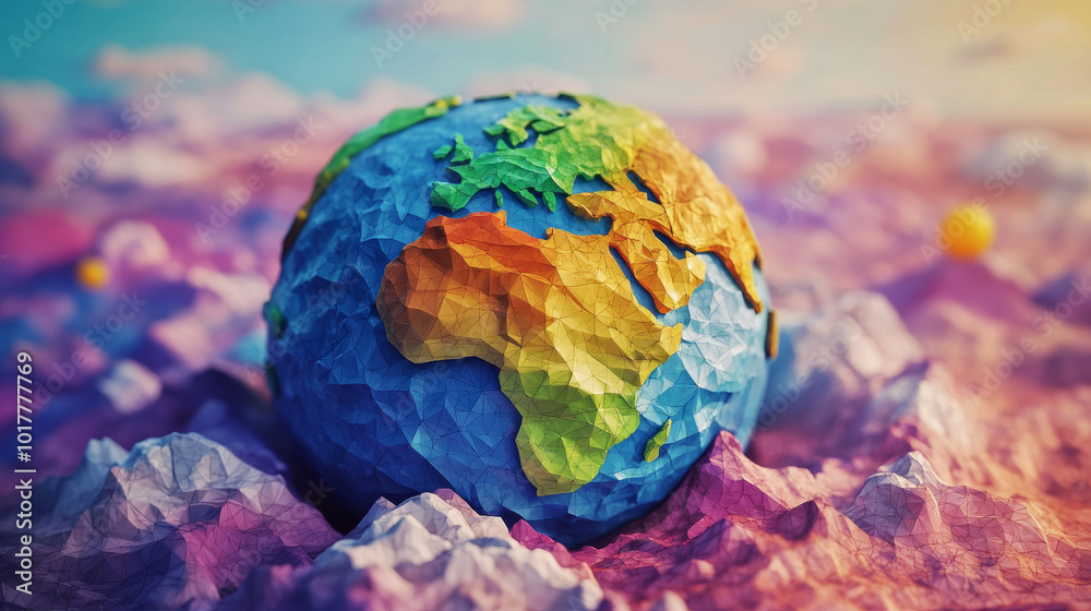 This colorful picture shows the different layers of air around our ...