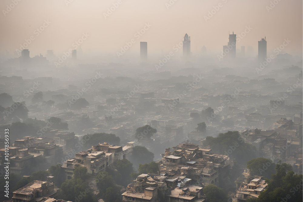 Delhi air pollution, India Gate smog, Urban traffic in Delhi, Smoggy ...