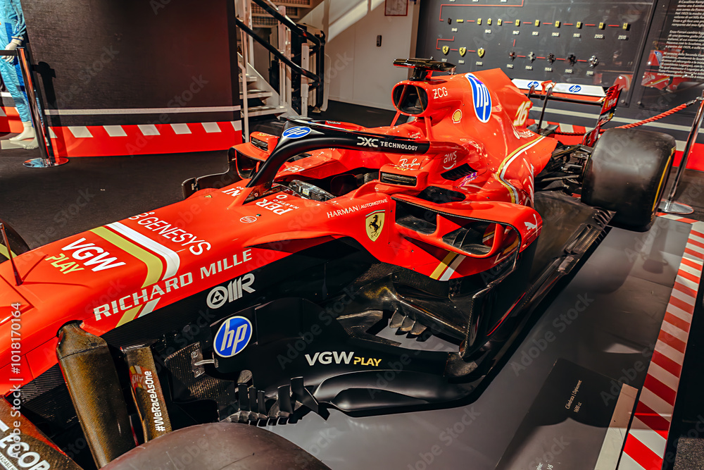 Maranello, Italy - June 18, 2024: The Ferrari SF71H is a Formula One ...