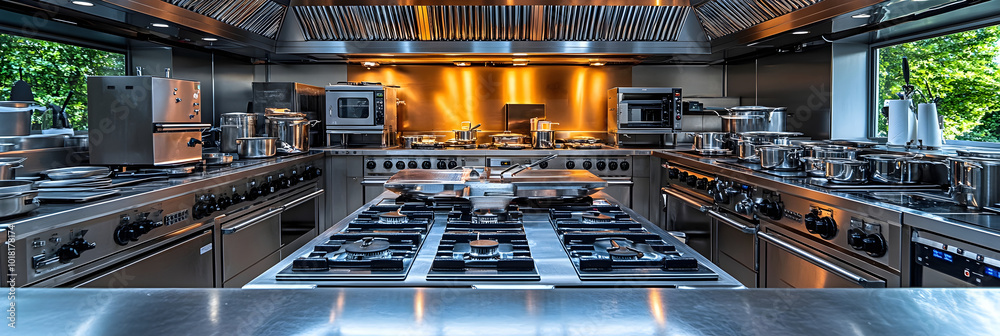 Cutting-Edge Commercial Kitchen Expertly Crafting Gourmet Culinary ...