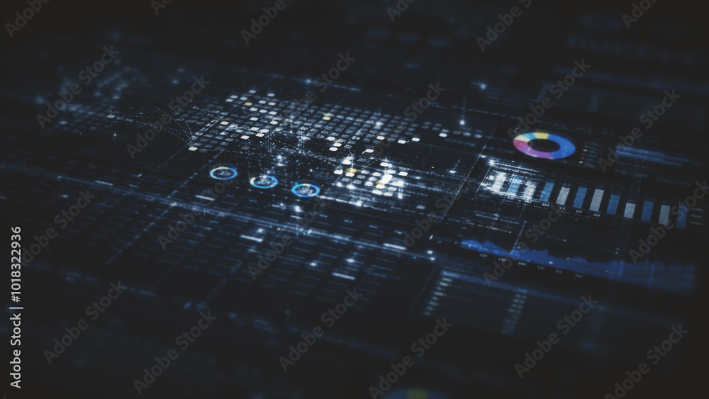 Dynamic data visuals for business info graphics, animated charts, and ...