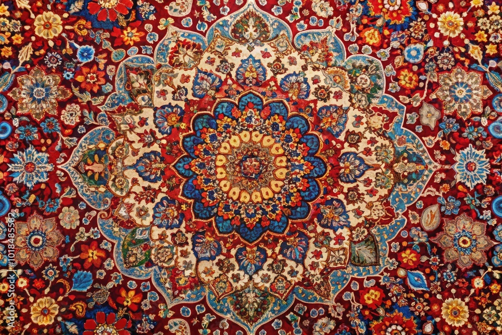 Elegant Persian rug motifs highlight classic designs and vivid hues ...