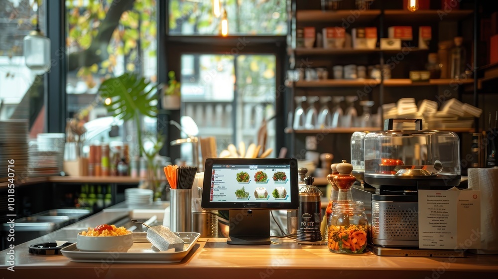 Craft a glassmorphism-inspired menu for a high-end restaurant's digital ...